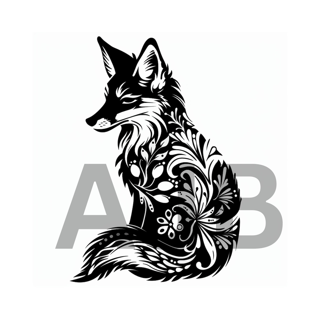 Fox Svg, Fox Png, Fox Dxf, Fox Cricut File, Fox T-shirt Design, Fox ...