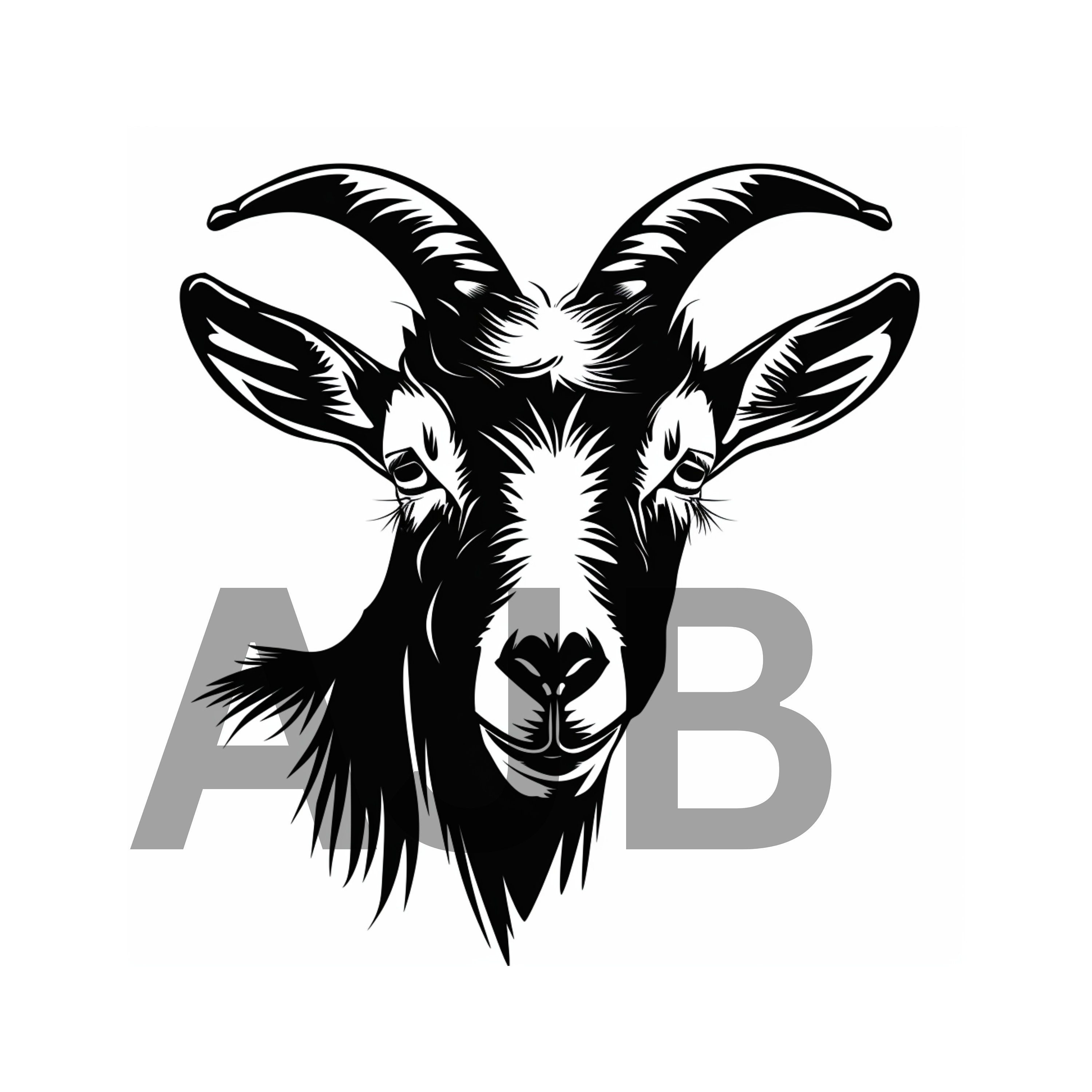 Goat Svg File, Goat Png File, Goat Dxf File, Goat Laser Engraving File ...