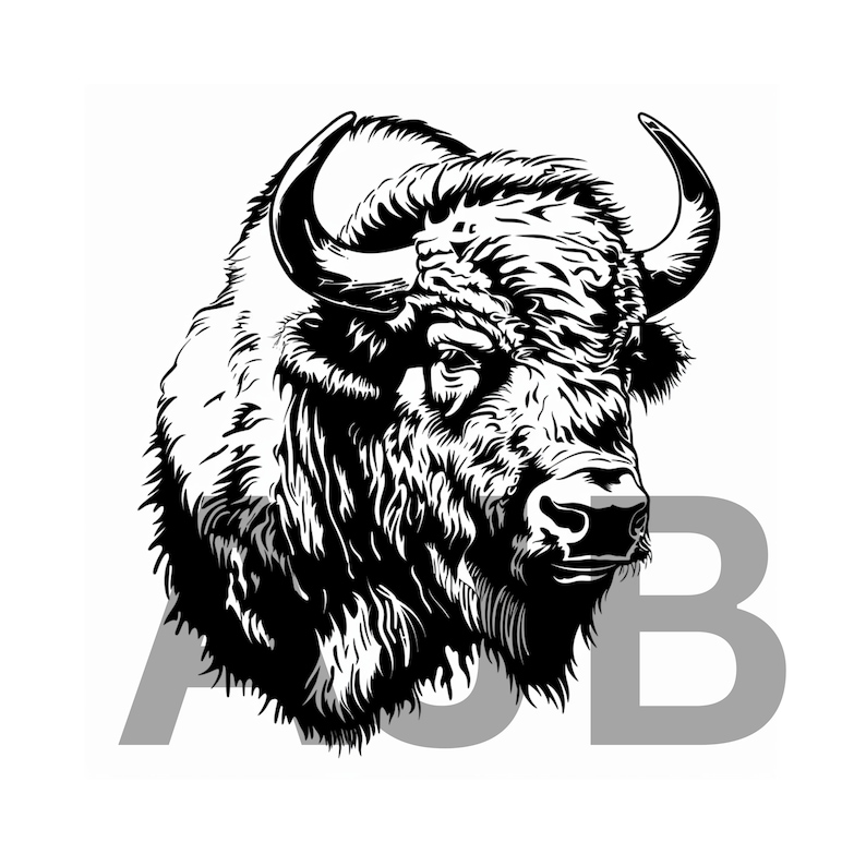 Buffalo Head SVG, PNG, DXF, Laser Cut File (digital Download) - Etsy