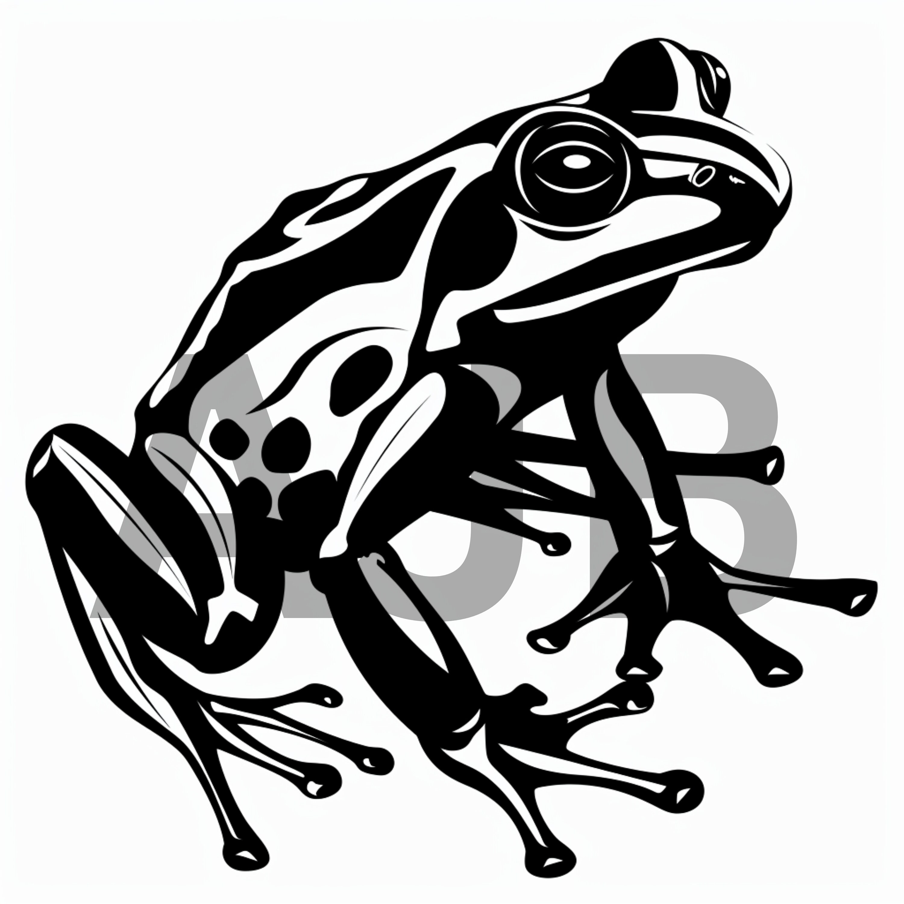 Frog Svg File, Frog Png, Frog Dxf, Frog Cricut File, Frog Laser ...