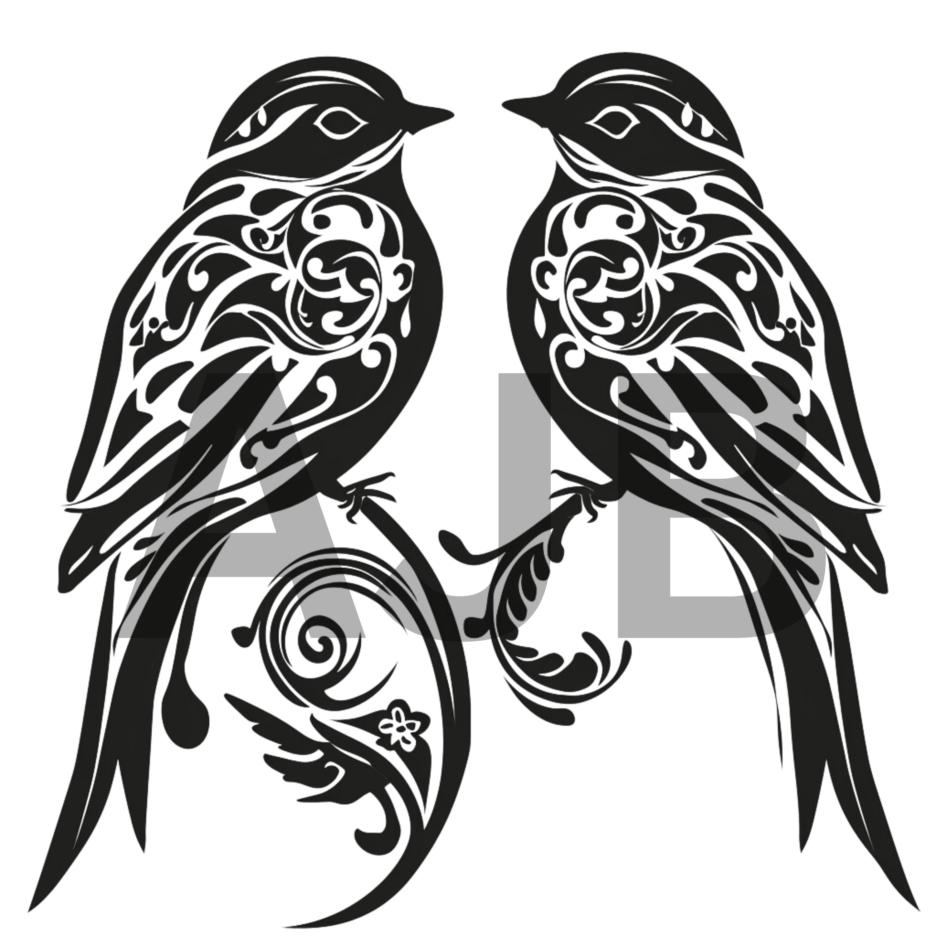 Bird Svg File, Bird Png File, Bird Dxf File, Bird Laser Engraving File ...