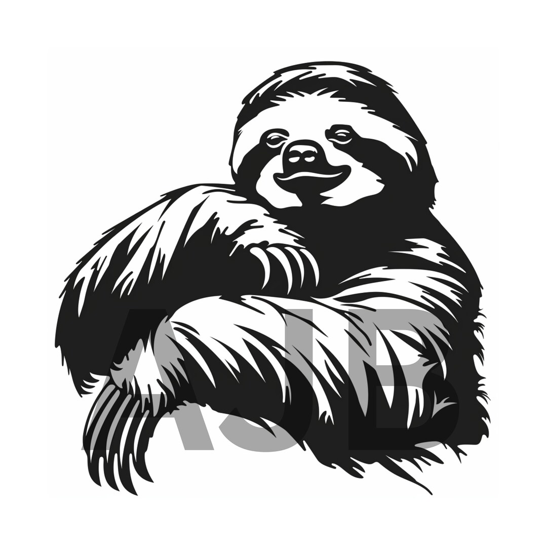 Sloth Svg, Sloth Png, Sloth Dxf, Sloth Cricut File, Sloth T-shirt ...