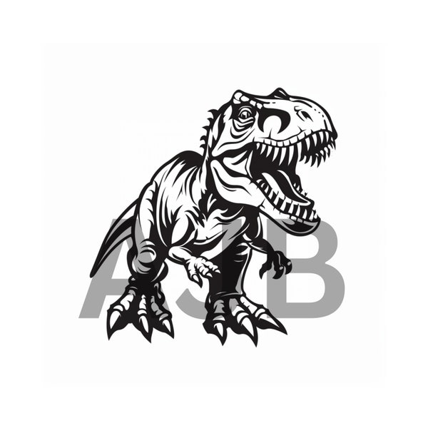 Dinosaur Dxf - Etsy