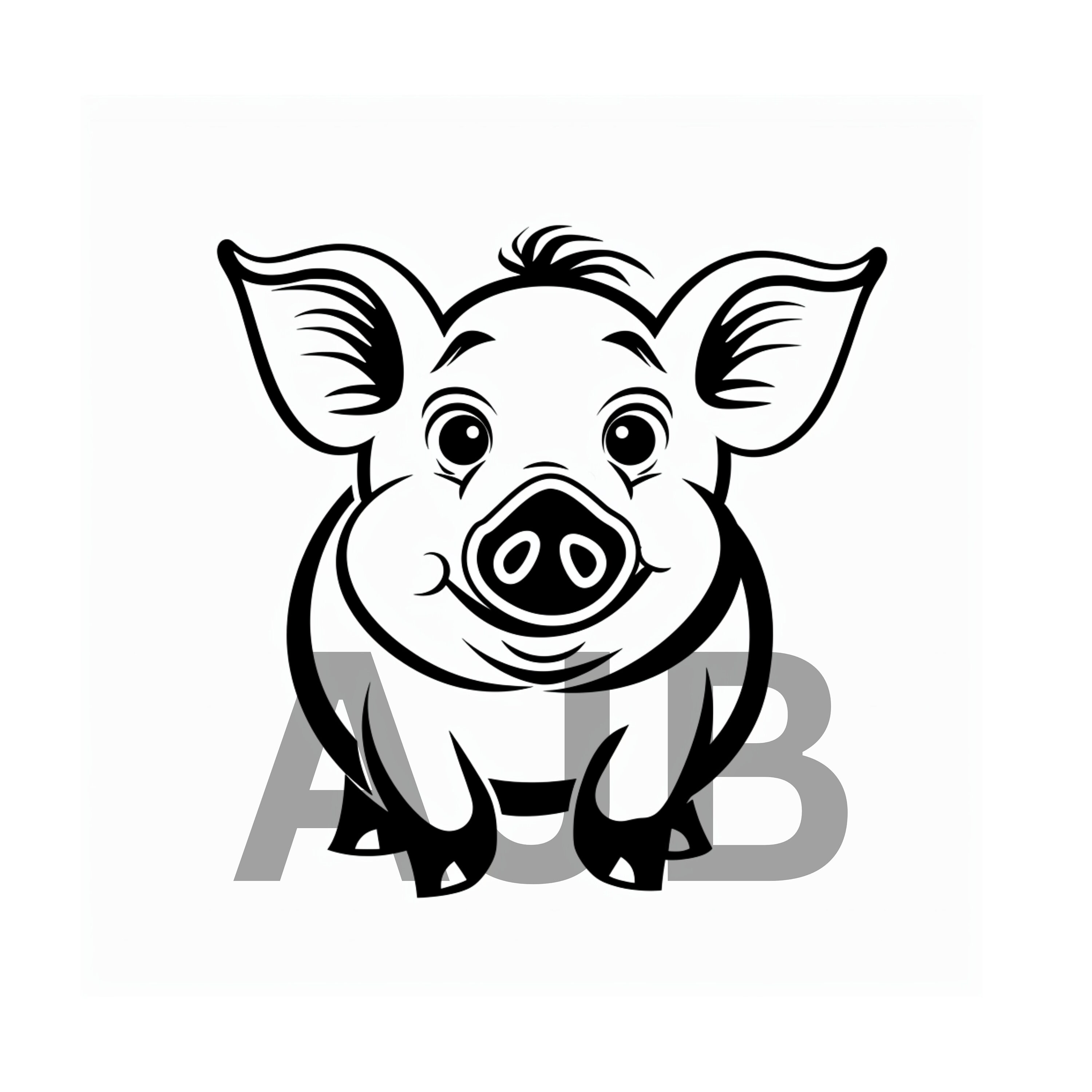 Pig Svg, Pig Png, Pig Dxf, Pig Cricut File, Pig T-shirt Design, Pig ...