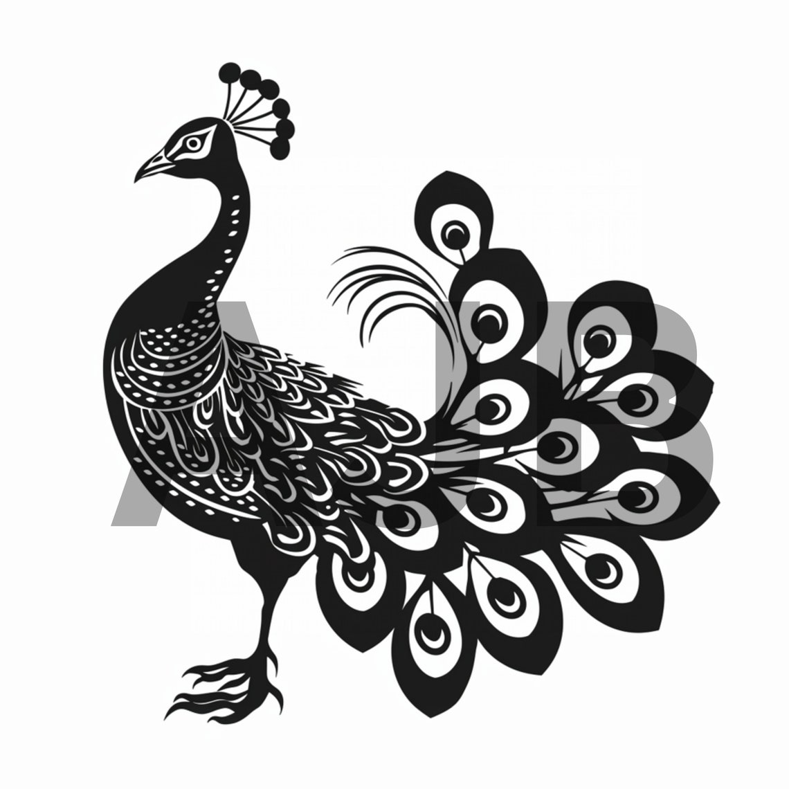 Peacock Svg File, Peacock Png, Peacock Dxf, Peacock Cricut File ...