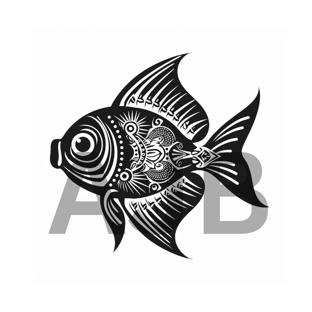 Fish Svg File, Fish Png, Fish Dxf, Fish Cricut File, Fish T-shirt ...