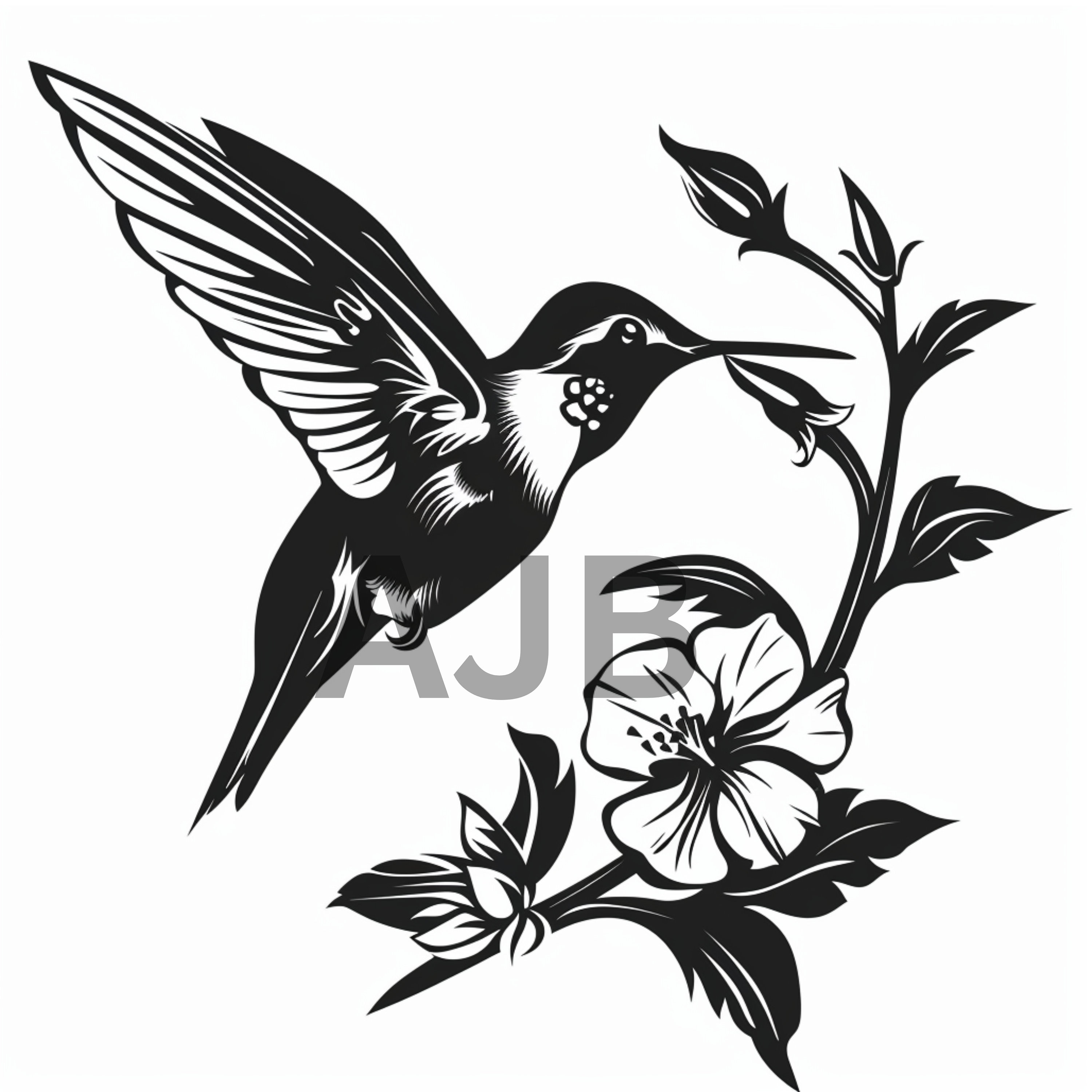 Hummingbird Svg File, Hummingbird Png File, Hummingbird Dxf File ...