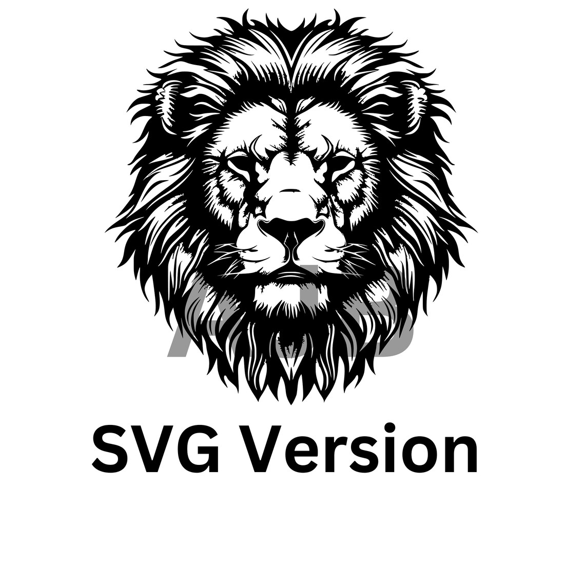 Lion Head Vector Art, SVG PNG DXF Files (digital Download) - Etsy