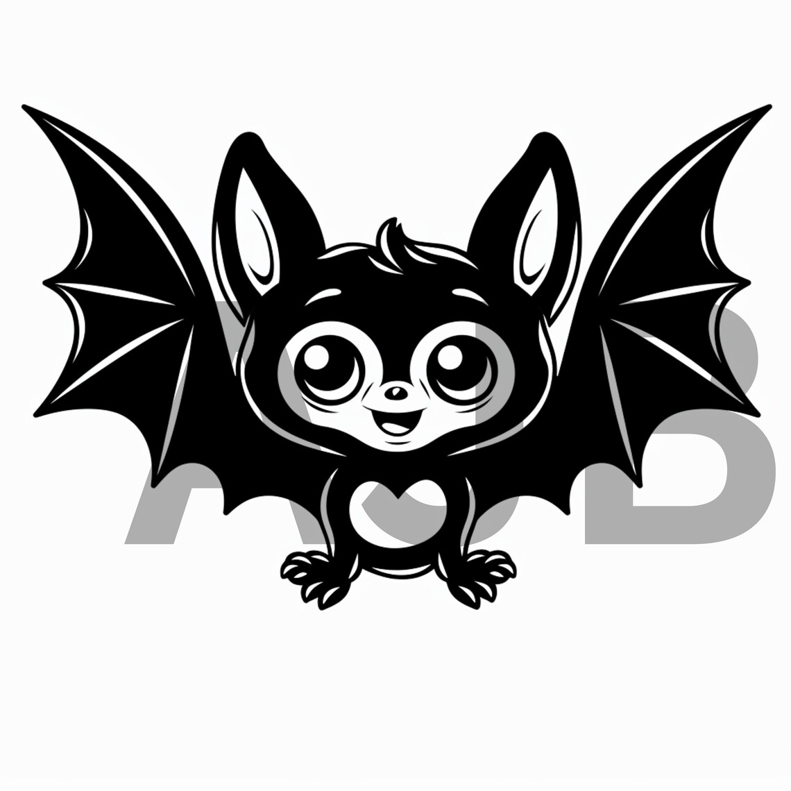 Bat Svg File, Bat Png File, Bat Dxf File, Bat Laser Engraving File, Bat ...