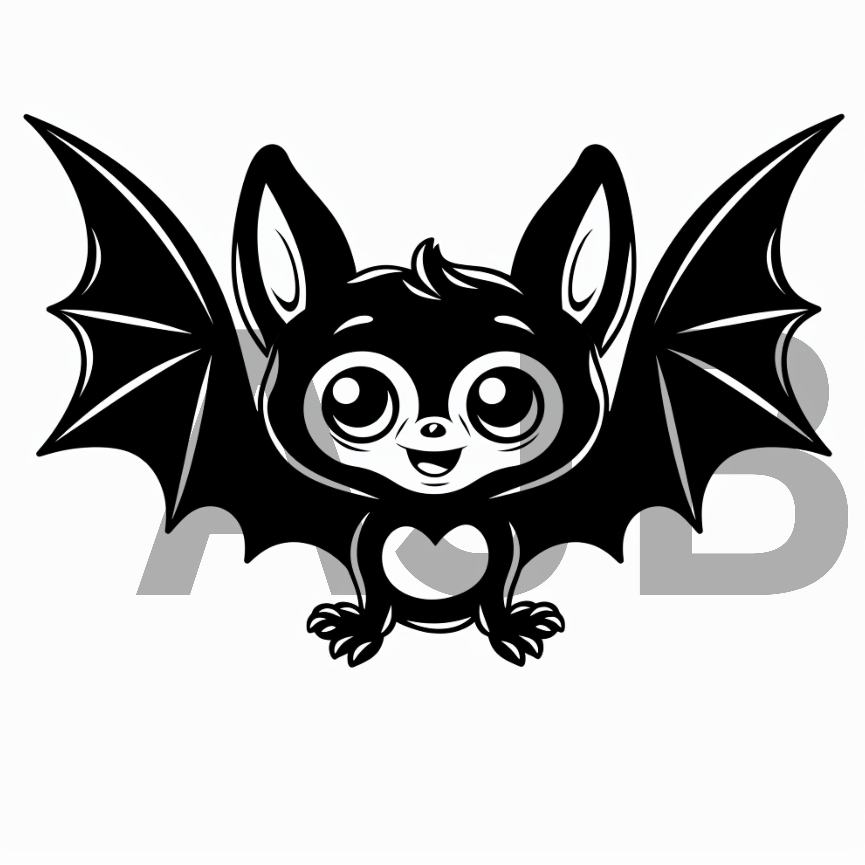 Bat Svg File, Bat Png File, Bat Dxf File, Bat Laser Engraving File, Bat ...
