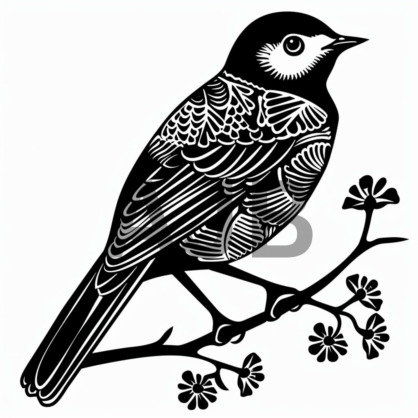 Bird Svg File, Bird Png File, Bird Dxf File, Bird Laser Engraving File ...
