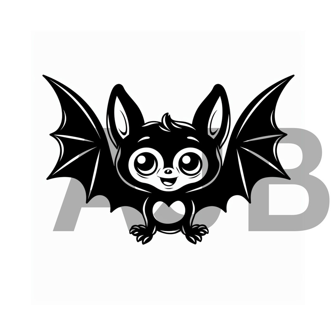 Bat Svg File, Bat Png File, Bat Dxf File, Bat Laser Engraving File, Bat ...