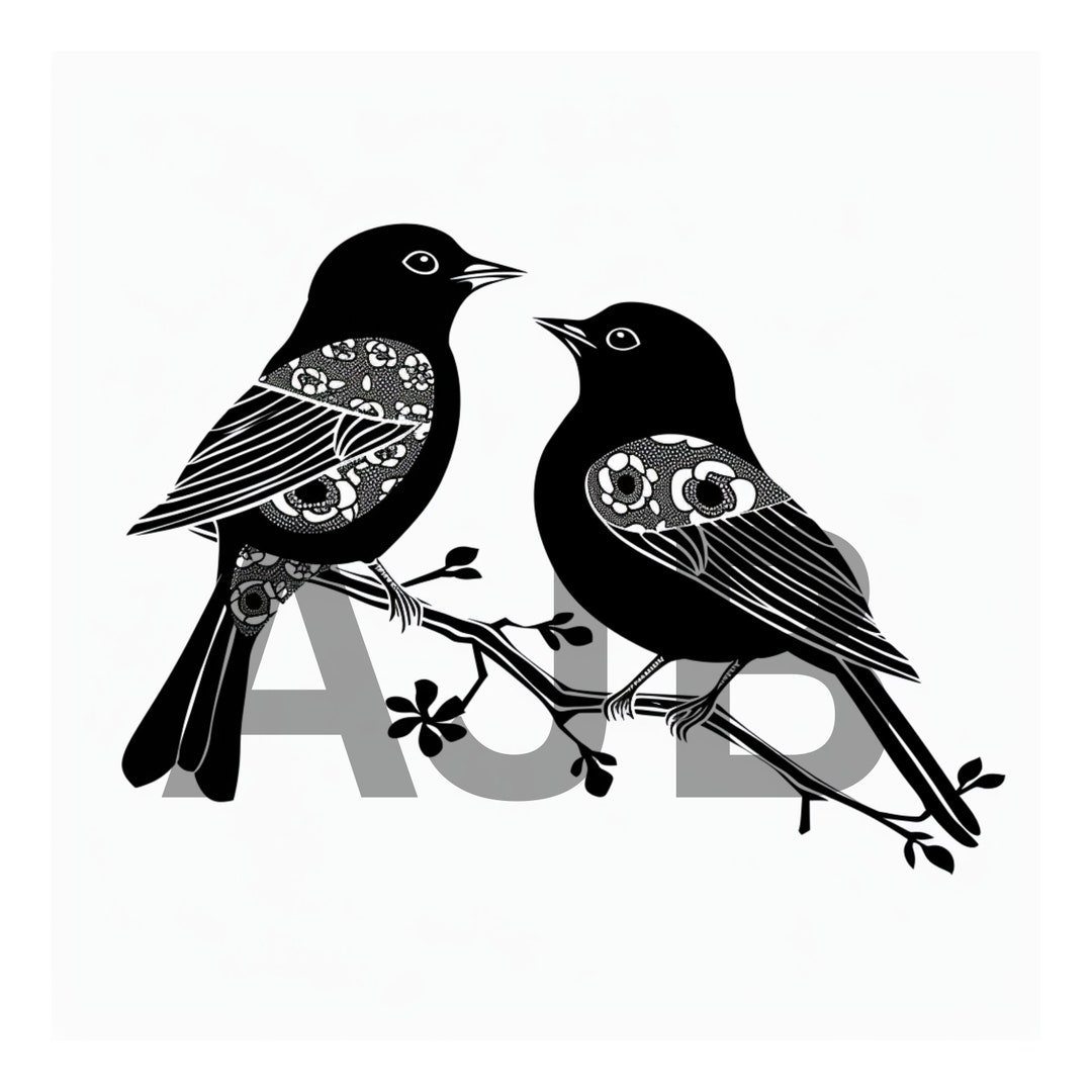 Bird Svg File, Bird Png File, Bird Dxf File, Bird Laser Engraving File ...