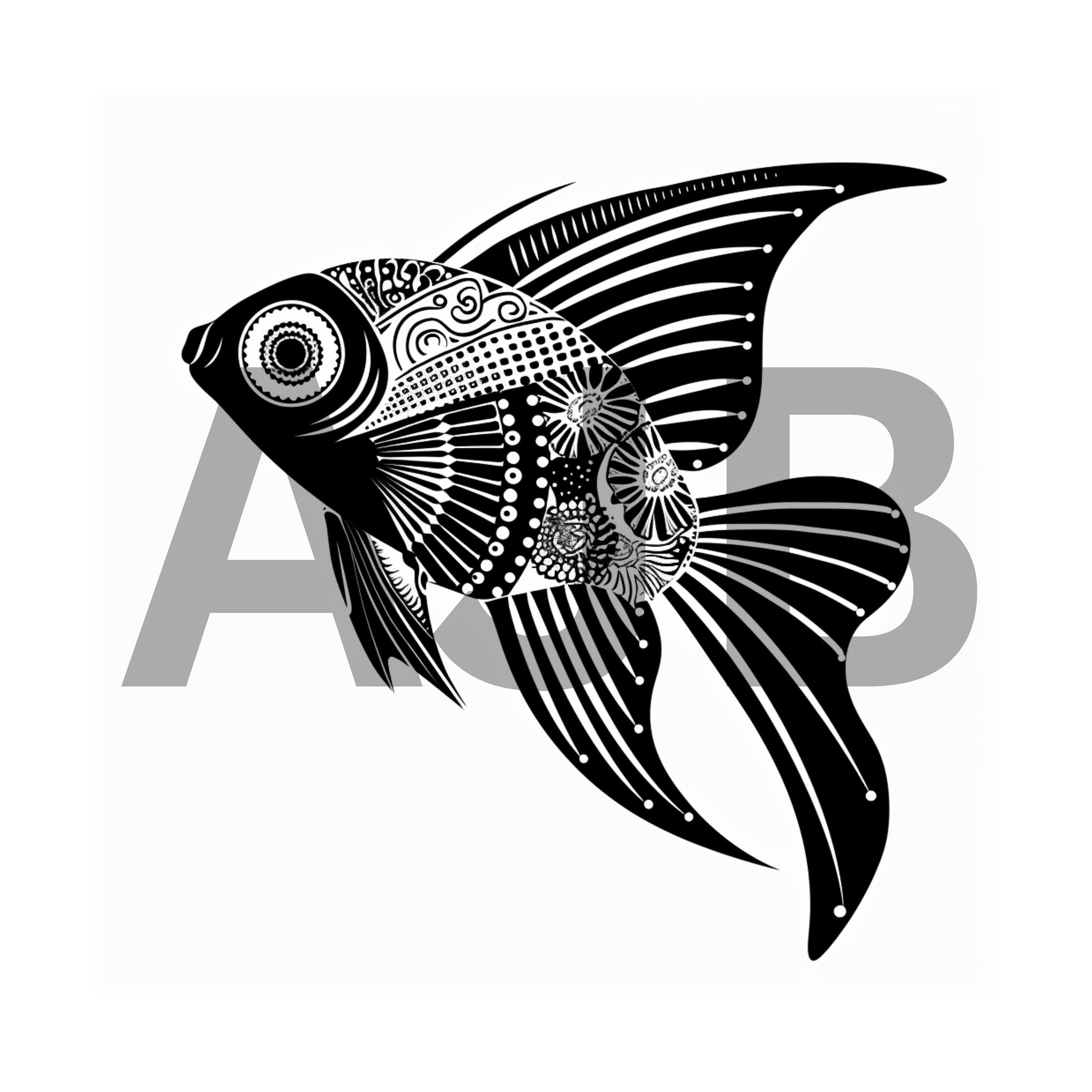 Fish Svg File, Fish Png, Fish Dxf, Fish Cricut File, Fish T-shirt ...