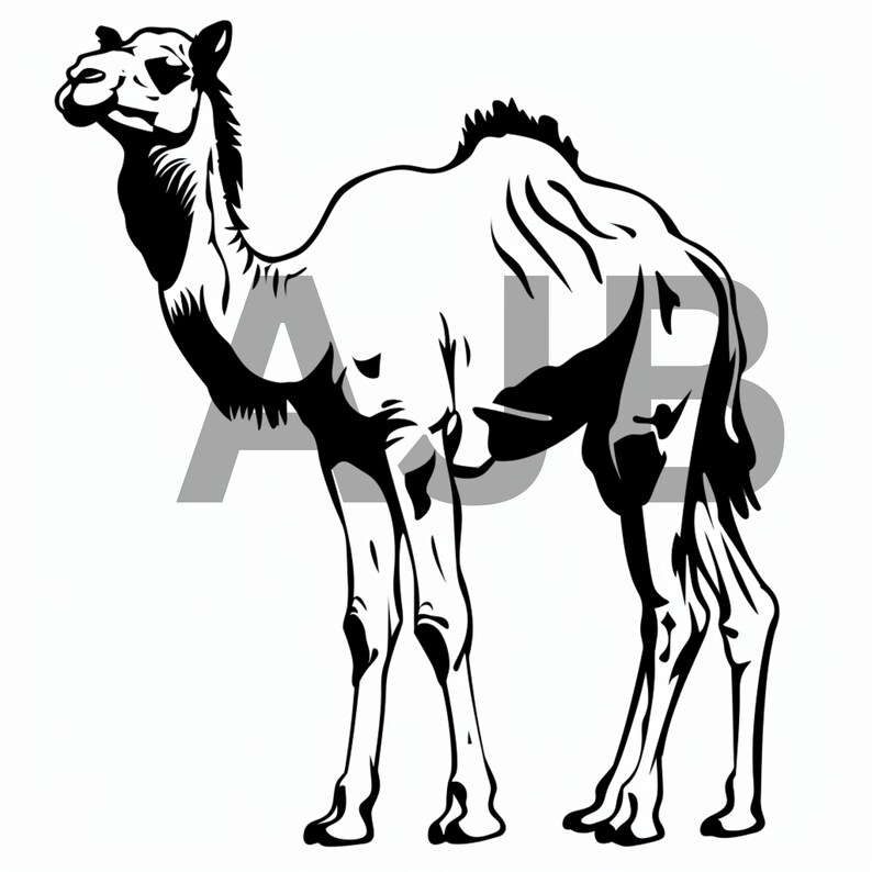 Camel Svg File, Camel Png, Camel Dxf, Camel Cricut File, Camel T-shirt ...