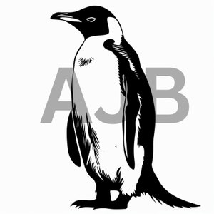 Penguin Svg File, Penguin Png File, Penguin Dxf File, Penguin Cricut ...