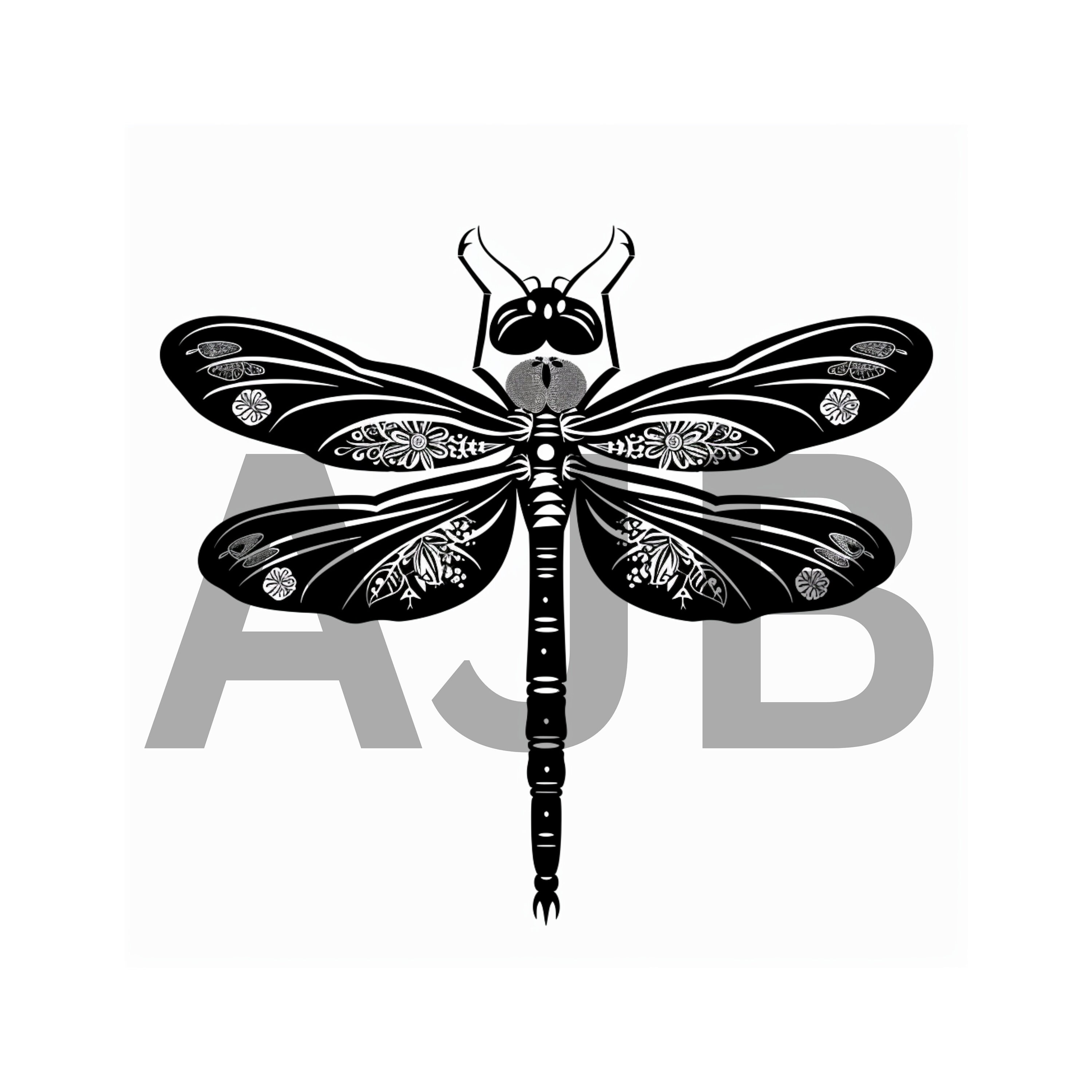 Dragonfly Svg File, Dragonfly Png File, Dragonfly Dxf File, Dragonfly ...
