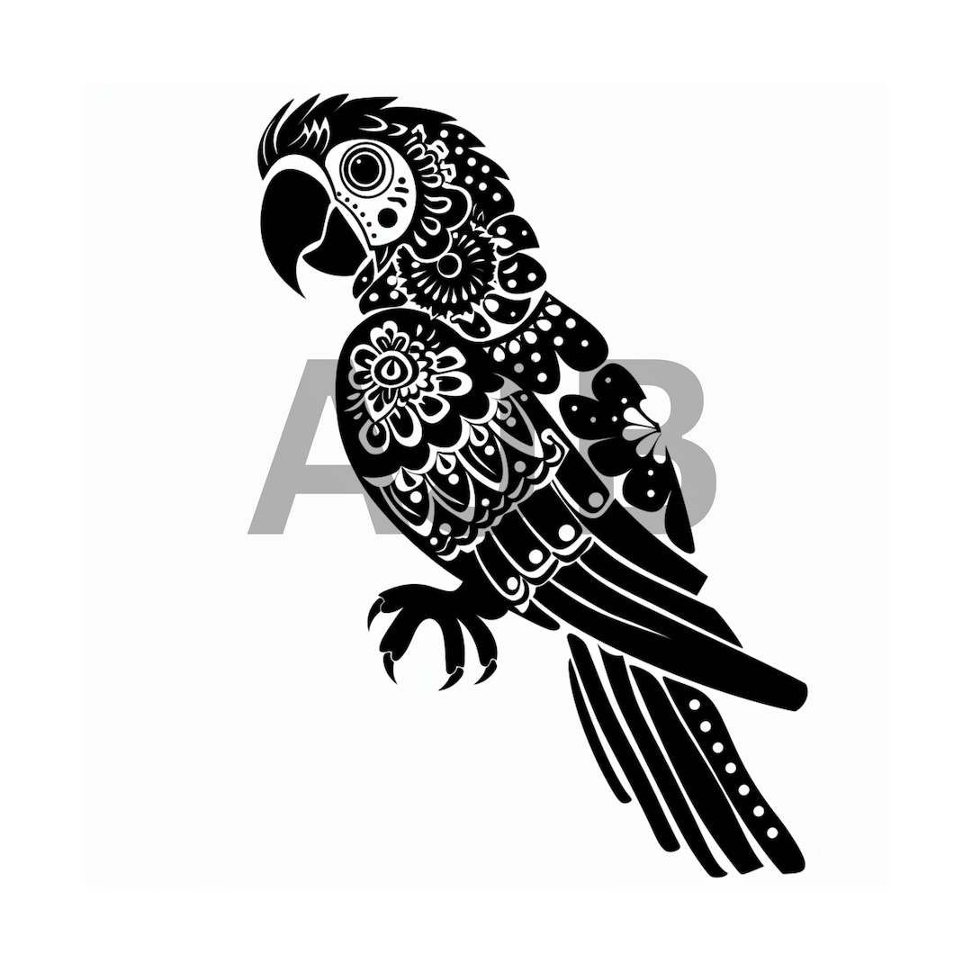 Parrot Svg File, Parrot Png File, Parrot Dxf File, Parrot Cricut ...