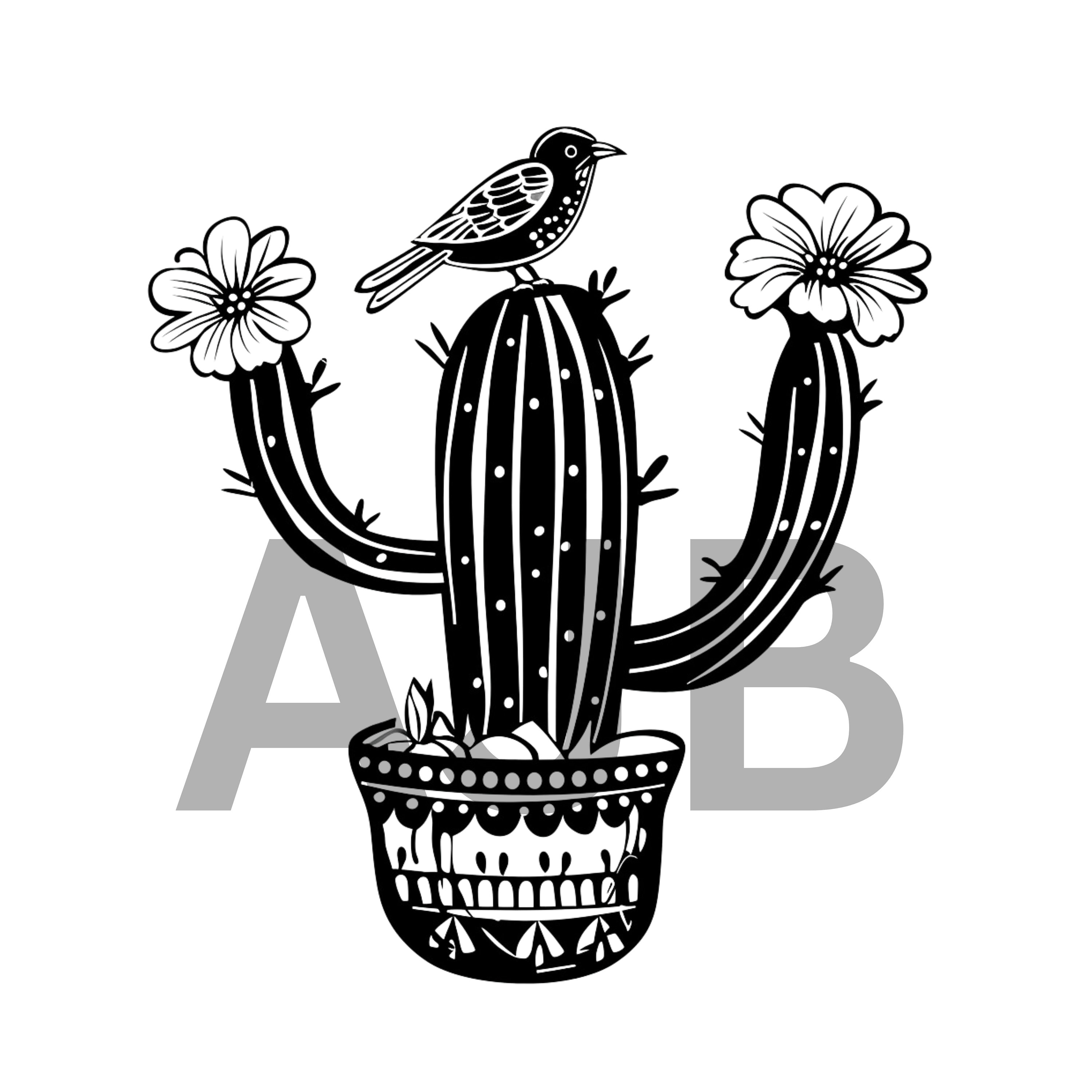 Cactus Svg File, Cactus Png File, Cactus Dxf File, Cactus Cricut File ...