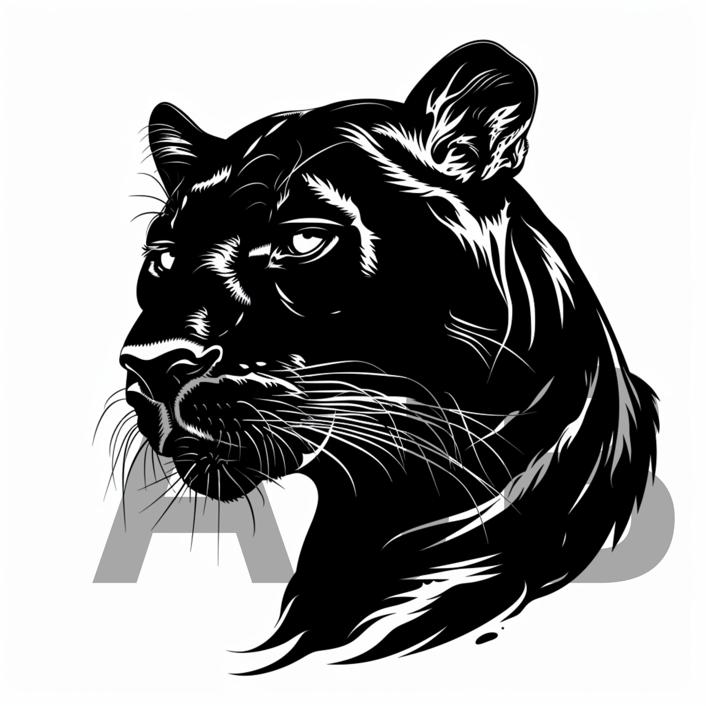 Panther Svg File, Panther Png, Panther Dxf, Panther Cricut File ...