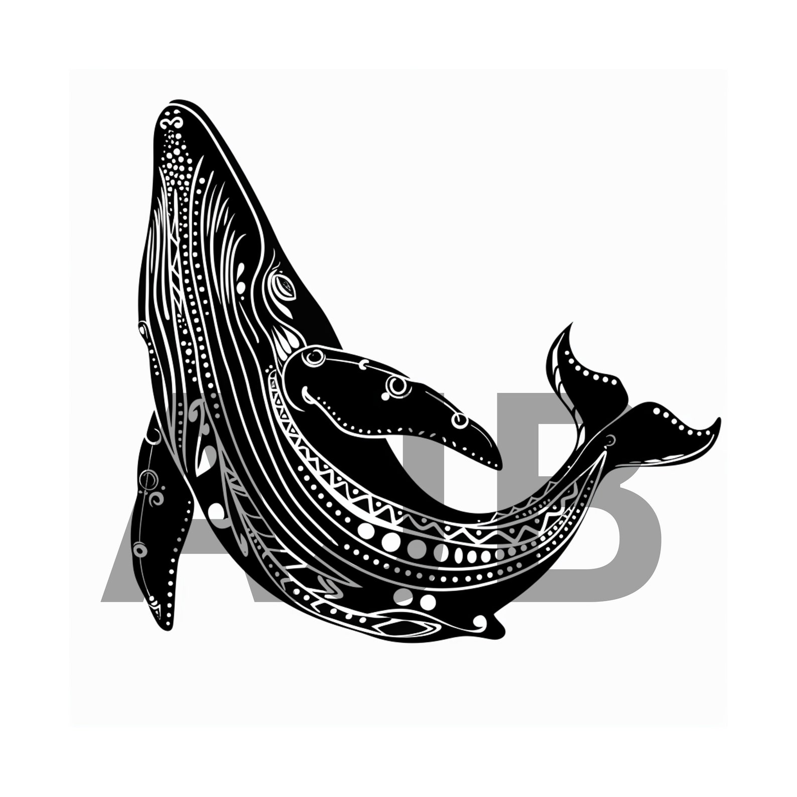 Whale Svg File, Whale Png, Whale Dxf, Whale T-shirt Design, Whale ...