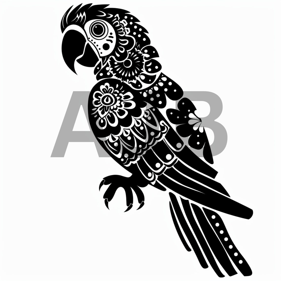 Parrot Svg File, Parrot Png File, Parrot Dxf File, Parrot Cricut ...