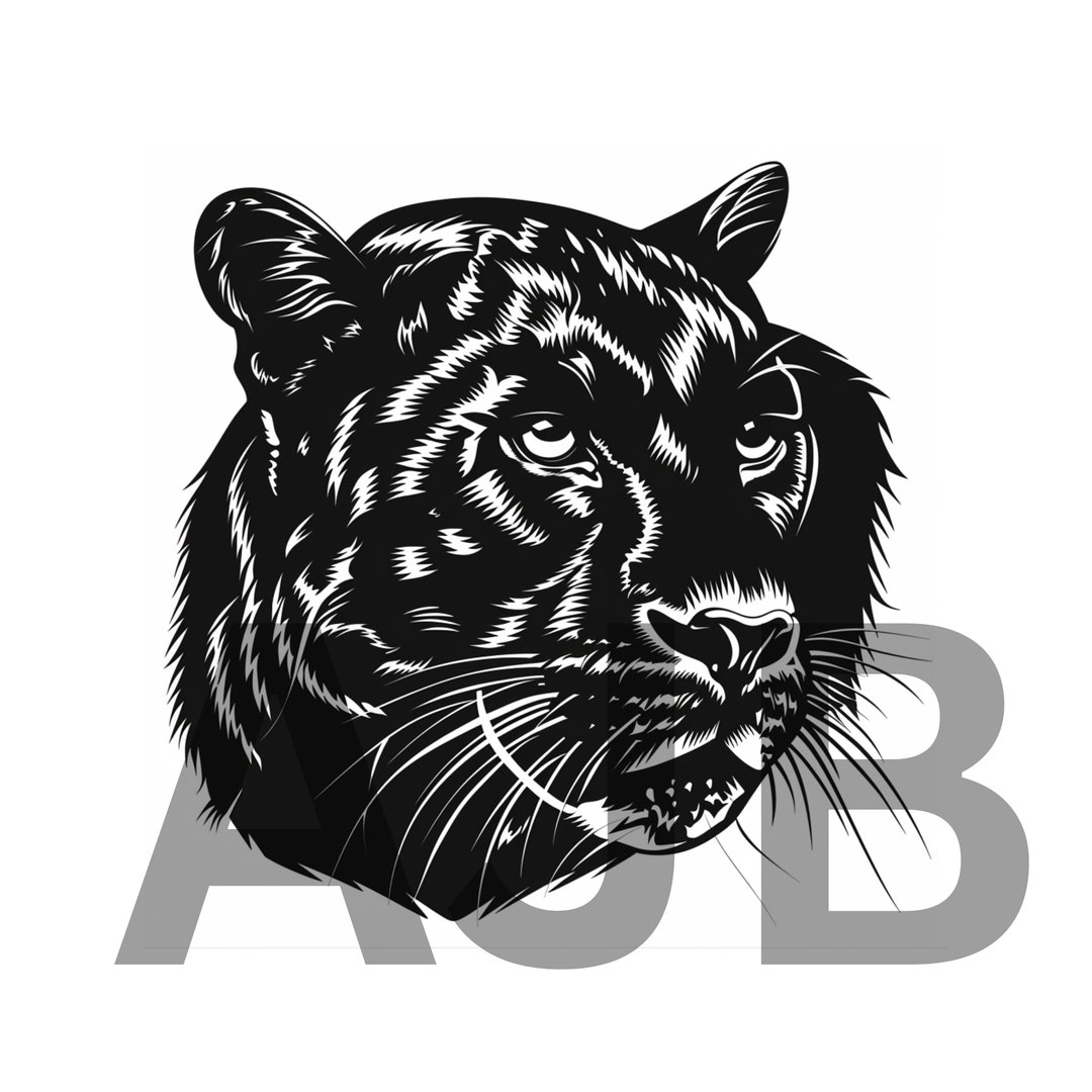 Panther Svg File, Panther Png, Panther Dxf, Panther Cricut File ...