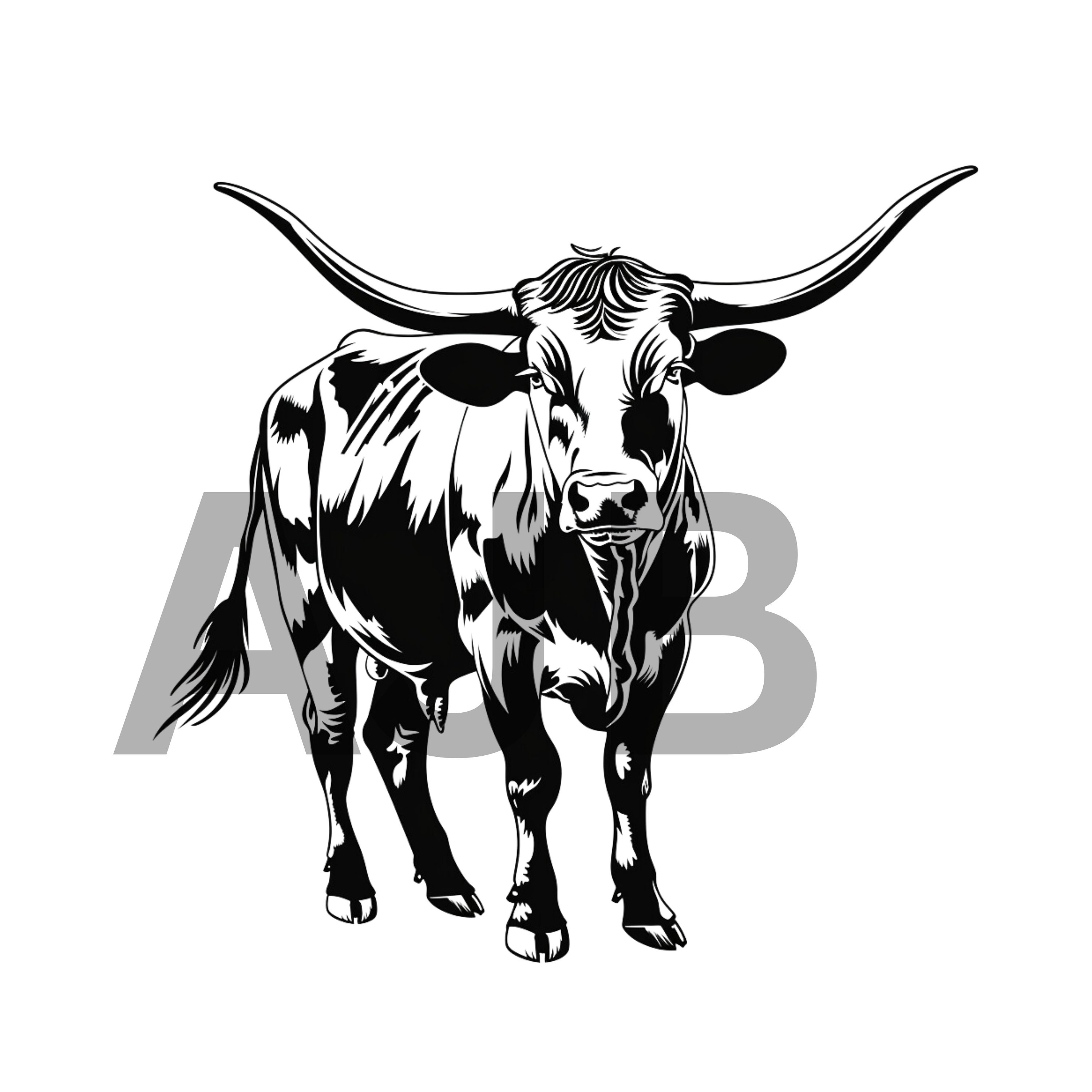 Cow Svg, Cow Png, Cow Dxf, Cow Cricut File, Cow T-shirt Design, Cow ...