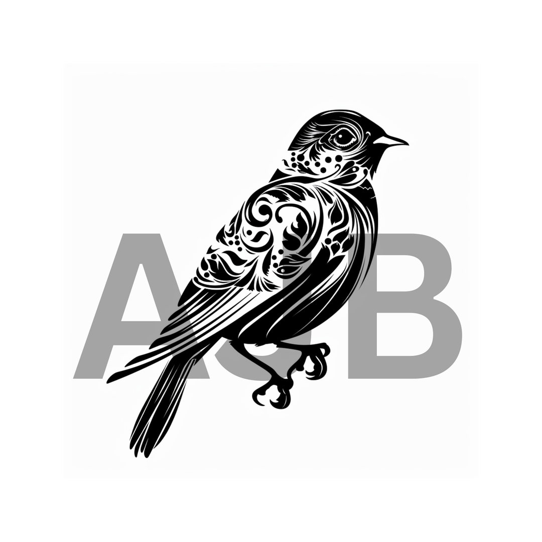 Bird Svg File, Bird Png File, Bird Dxf File, Bird Laser Engraving File ...