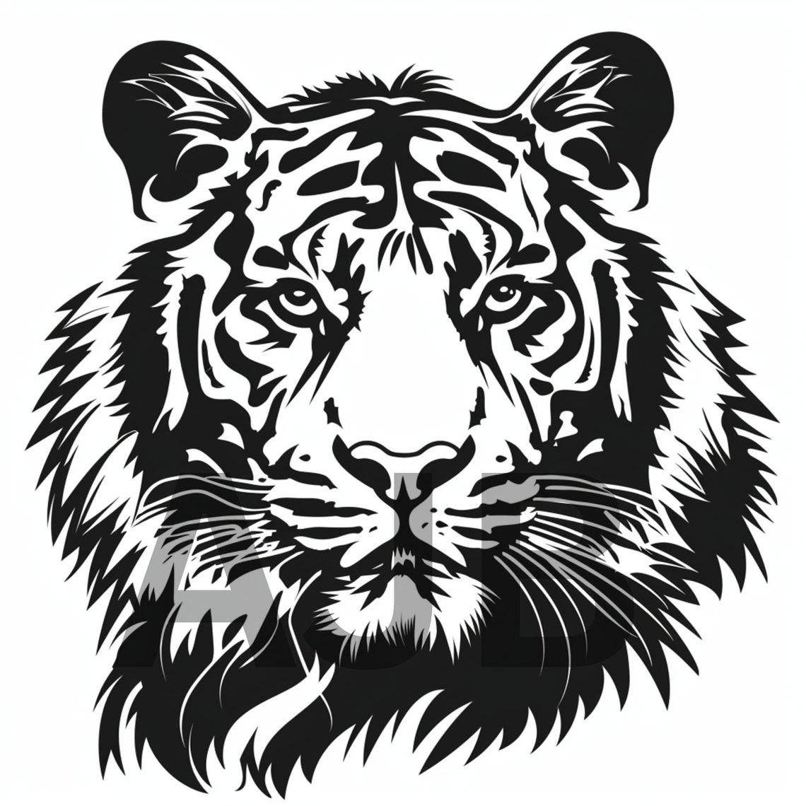 Tiger Svg File, Tiger Png File, Tiger Dxf File, Tiger Cricut , Tiger T ...