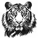 Tiger Face SVG, PNG, DXF, Laser Cut File (digital Download) - Etsy