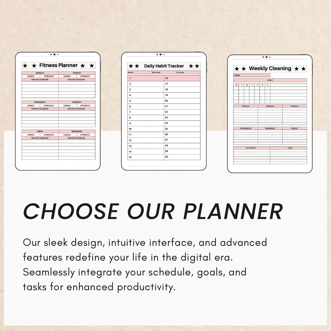 Busy Mom Digital Planner Home Management Printable Ultimate Life ...