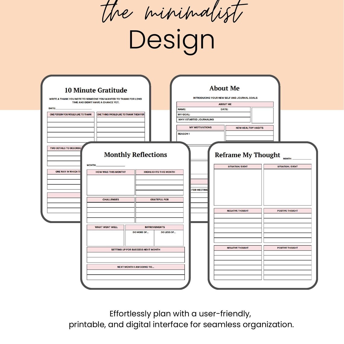Gratitude Planner Mindfulness 2024 Planner Wellness Planner Thankful ...