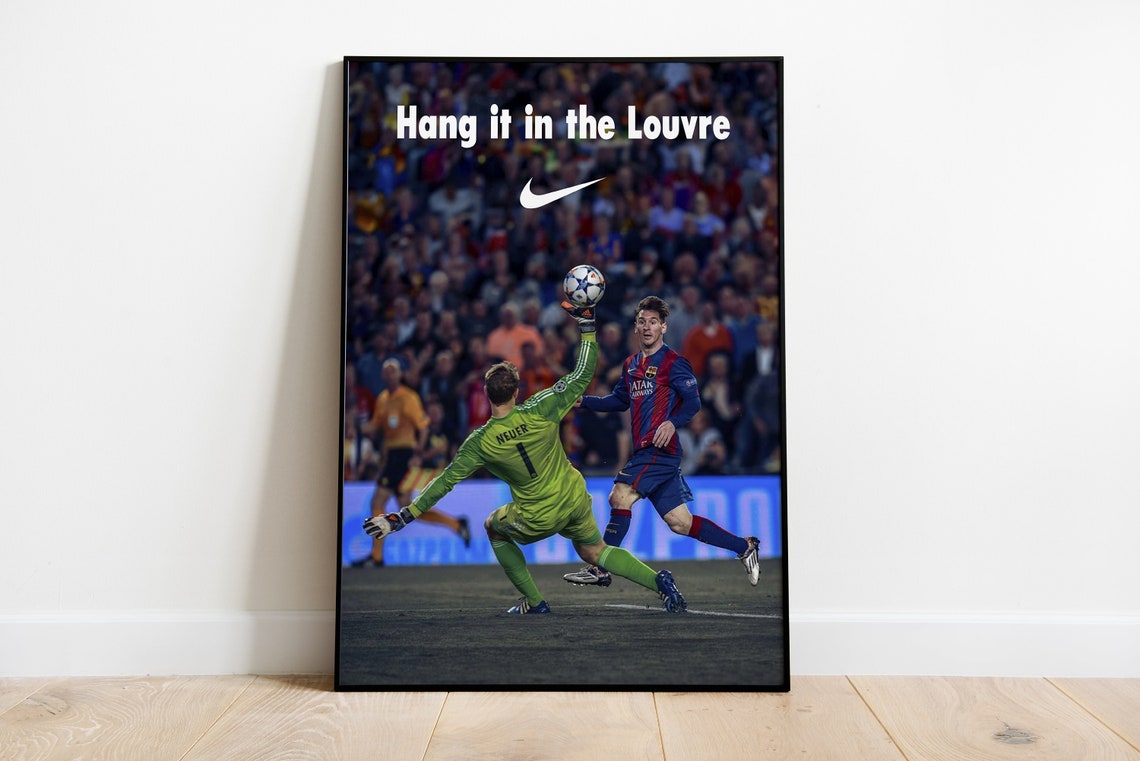 Lionel Messi Vs Neuer Poster Print - Etsy Canada