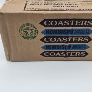 Box of Coaster Biscuits 48pcs - Etsy