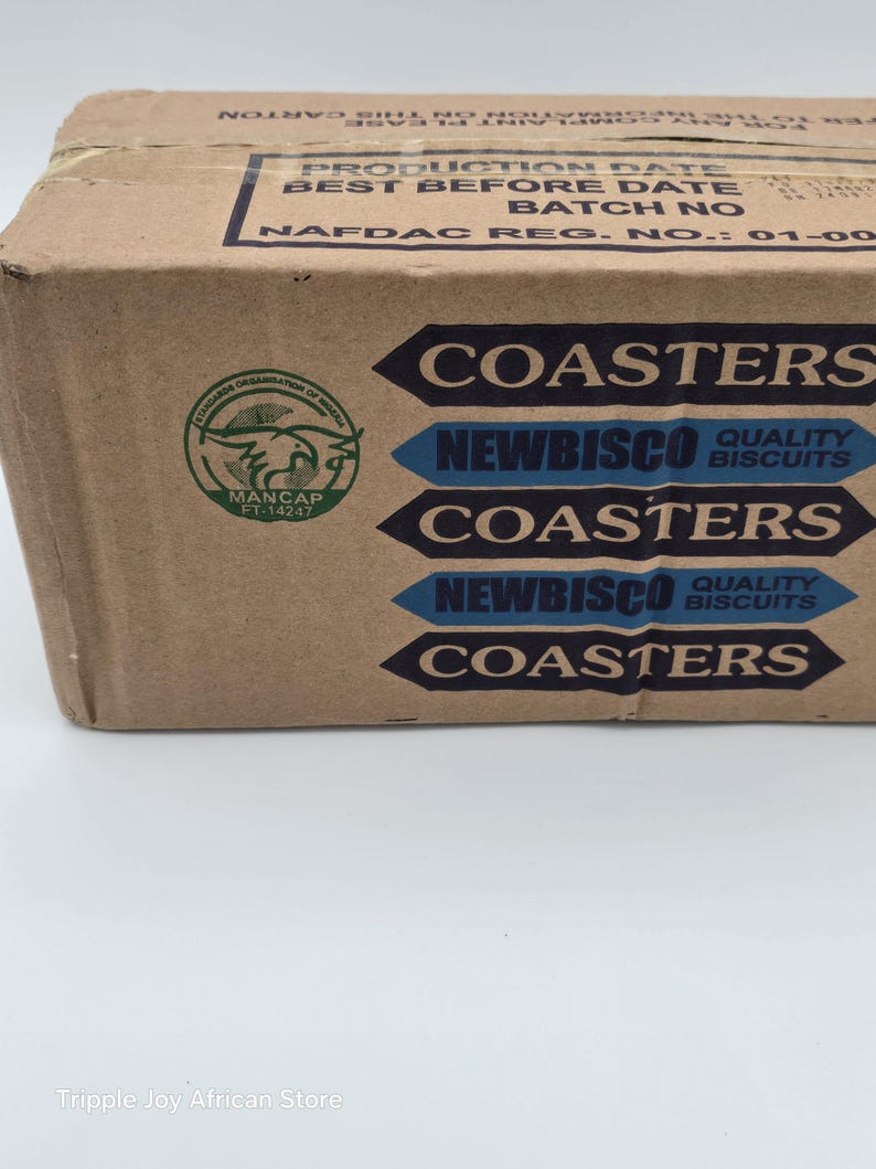 Box of Coaster Biscuits 48pcs - Etsy