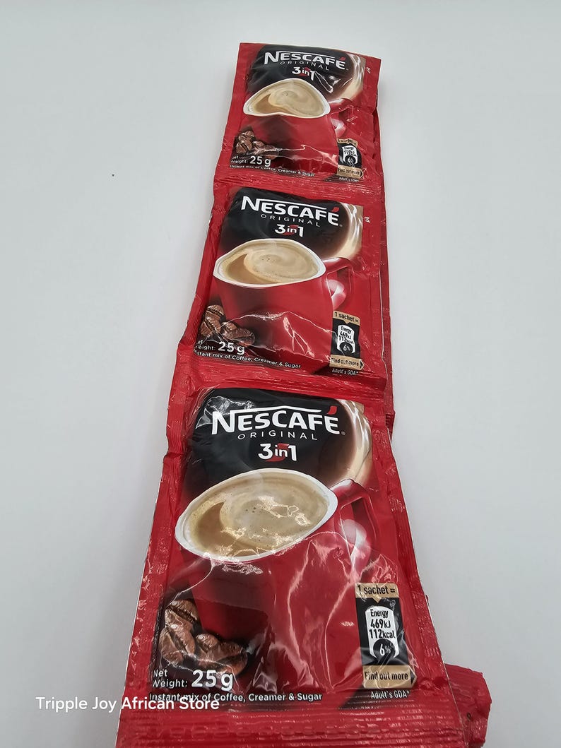 Nescafe 3 in 1 Instant Coffee 25g X 10pcs - Etsy
