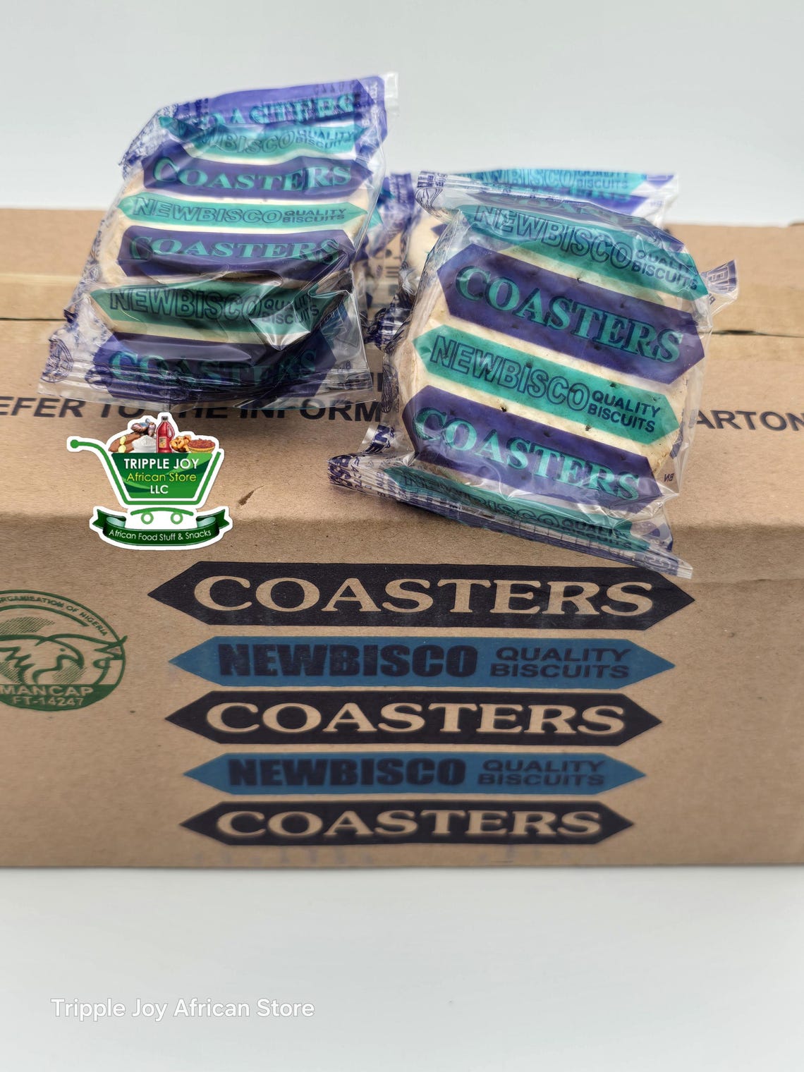 Box of Coaster Biscuits 48pcs - Etsy