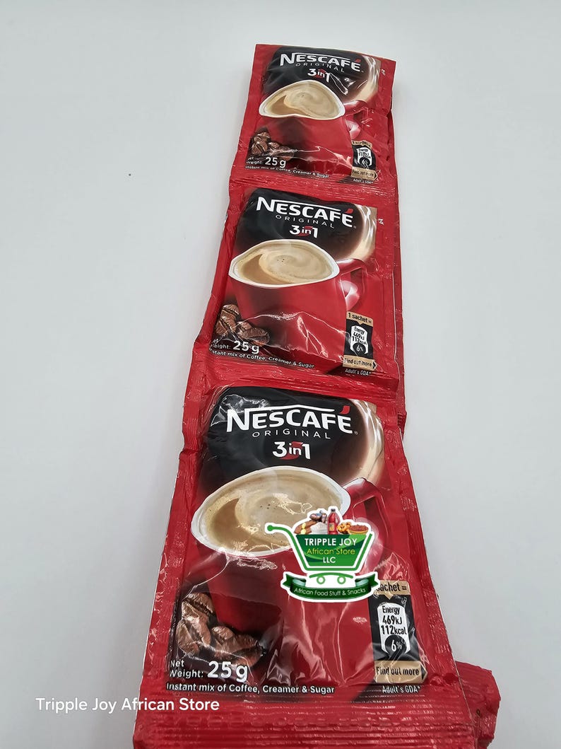 Nescafe 3 in 1 Instant Coffee 25g X 10pcs - Etsy