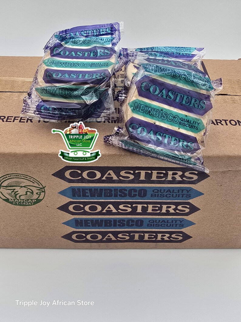 Box of Coaster Biscuits 48pcs - Etsy