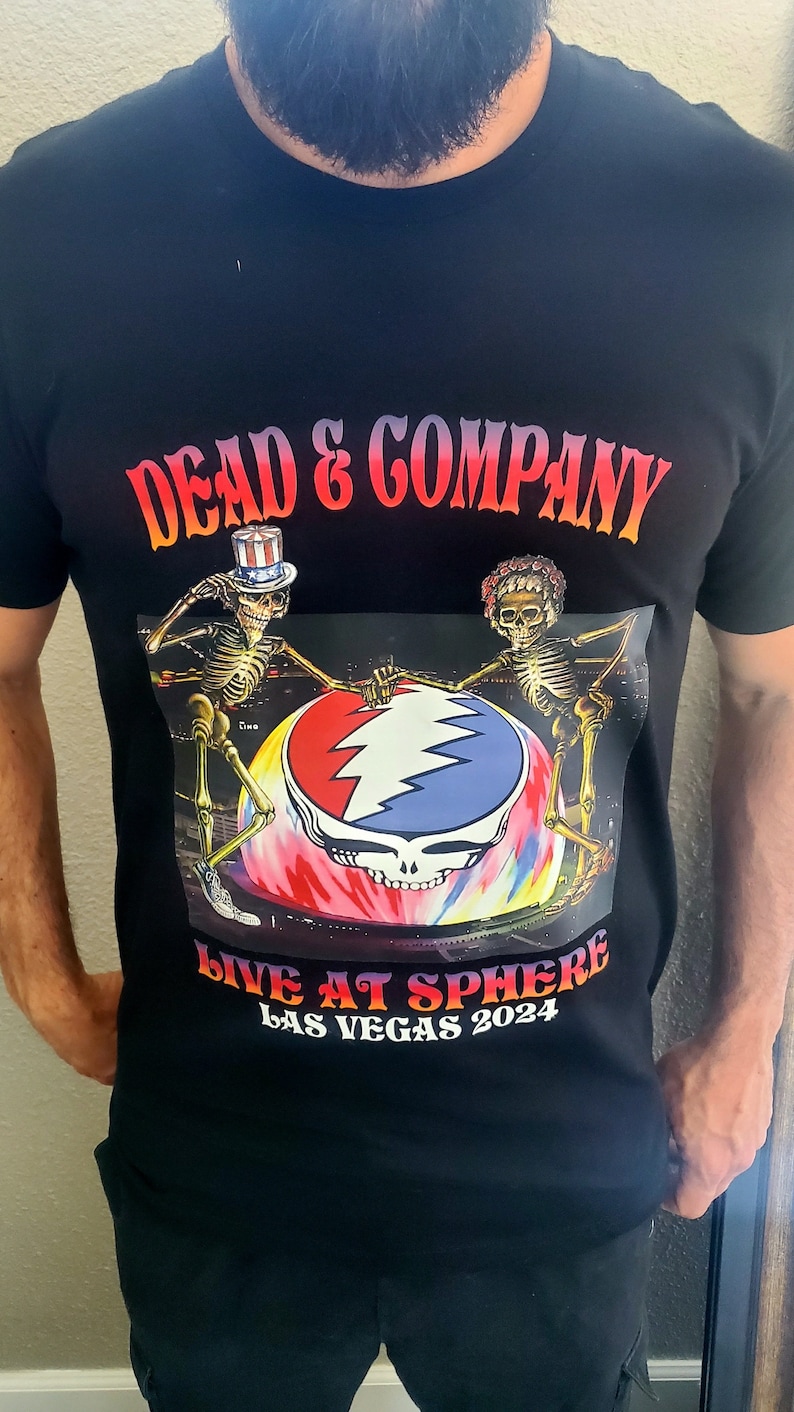 Dead and Company T Shirt, Sphere Las Vegas Concert Tee, Grateful Dead T ...