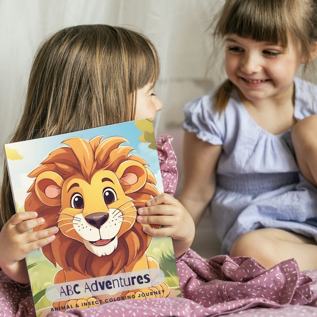 Colorful Coloring Book, ABC Coloring Book, Coloring Book Gifted, Artful ...