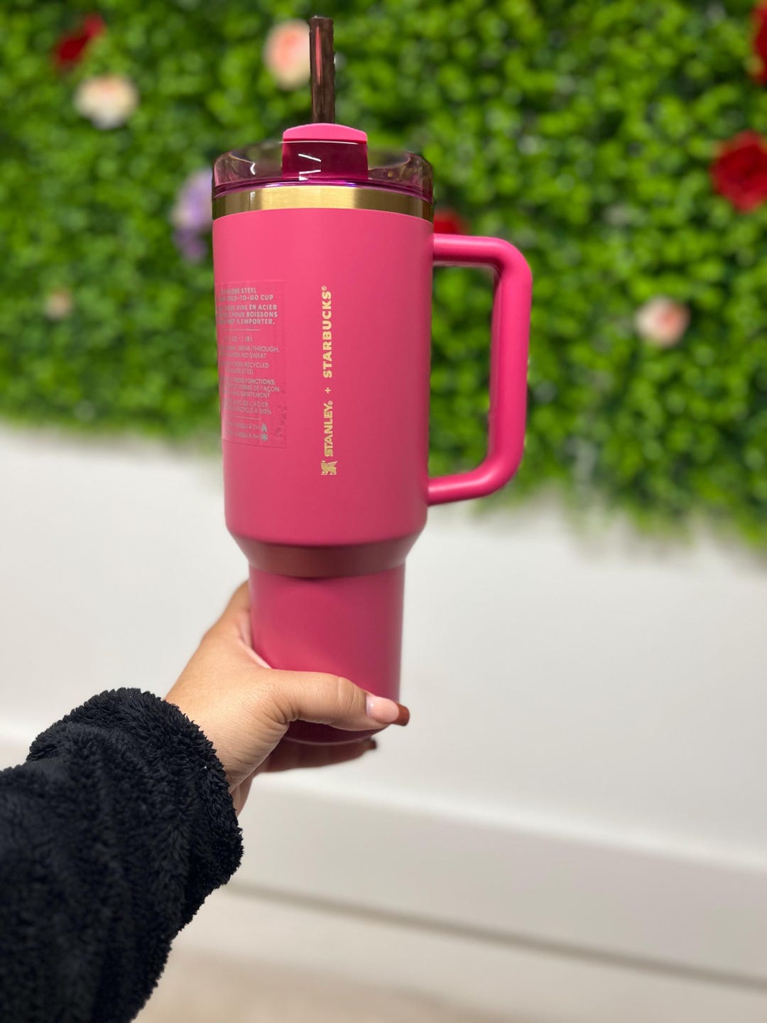Starbucks X Stanley Berry Pink Glitter Tumbler 40oz - Etsy