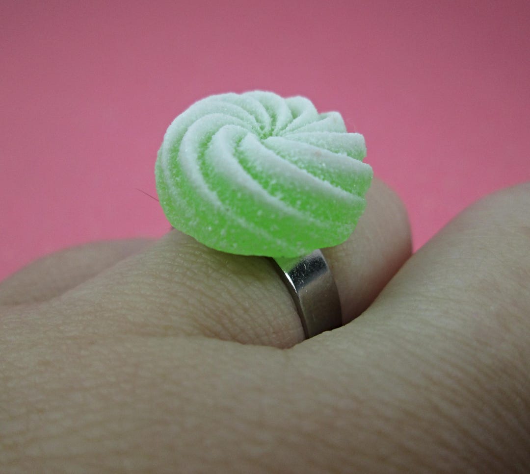 Mini Sugar Gummy Candy Ring Steel Band Choose Color - Etsy
