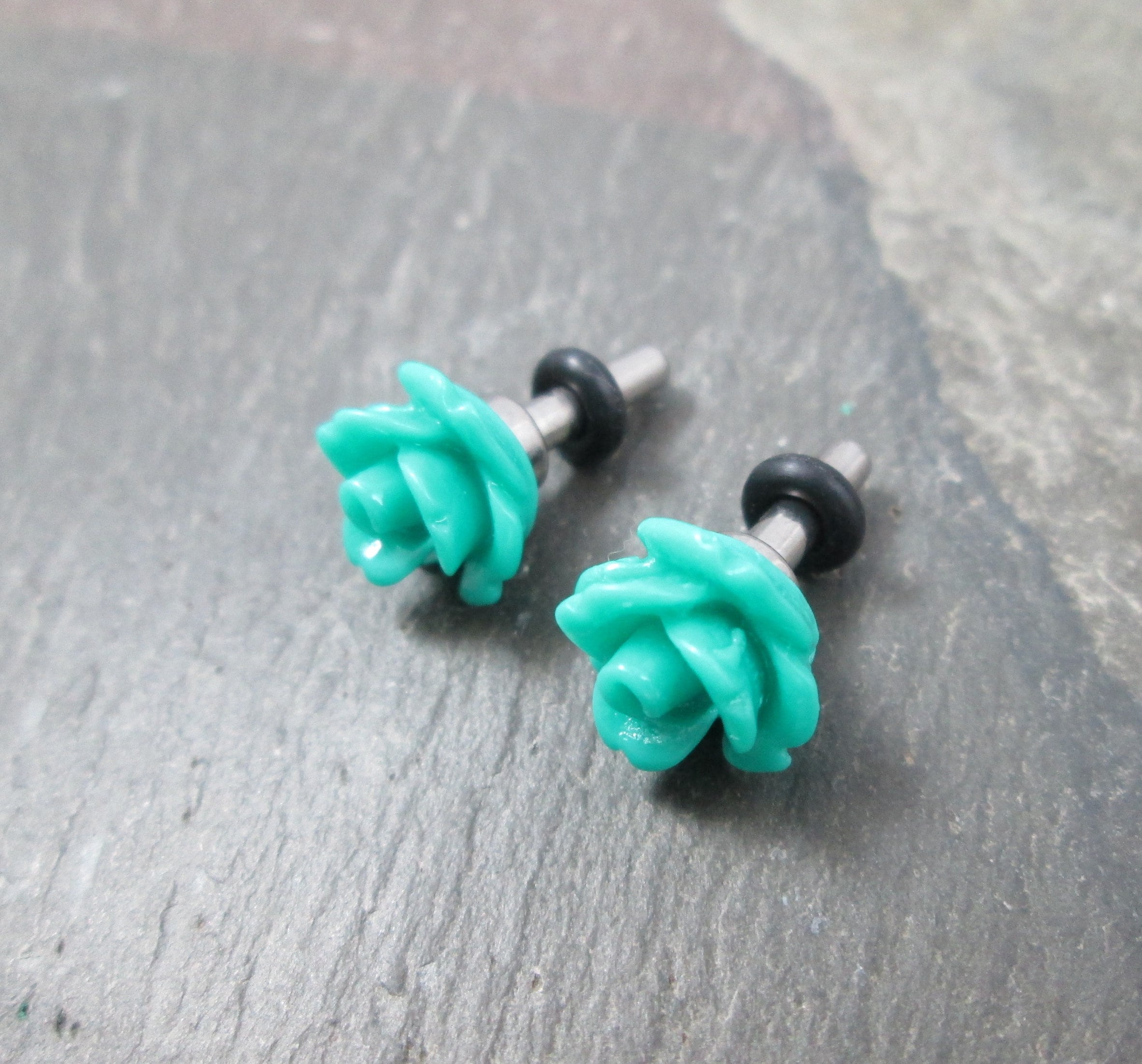 PAIR of Plug Earrings 14g 12g 10g 8g 6g 4g 2g Small - Etsy