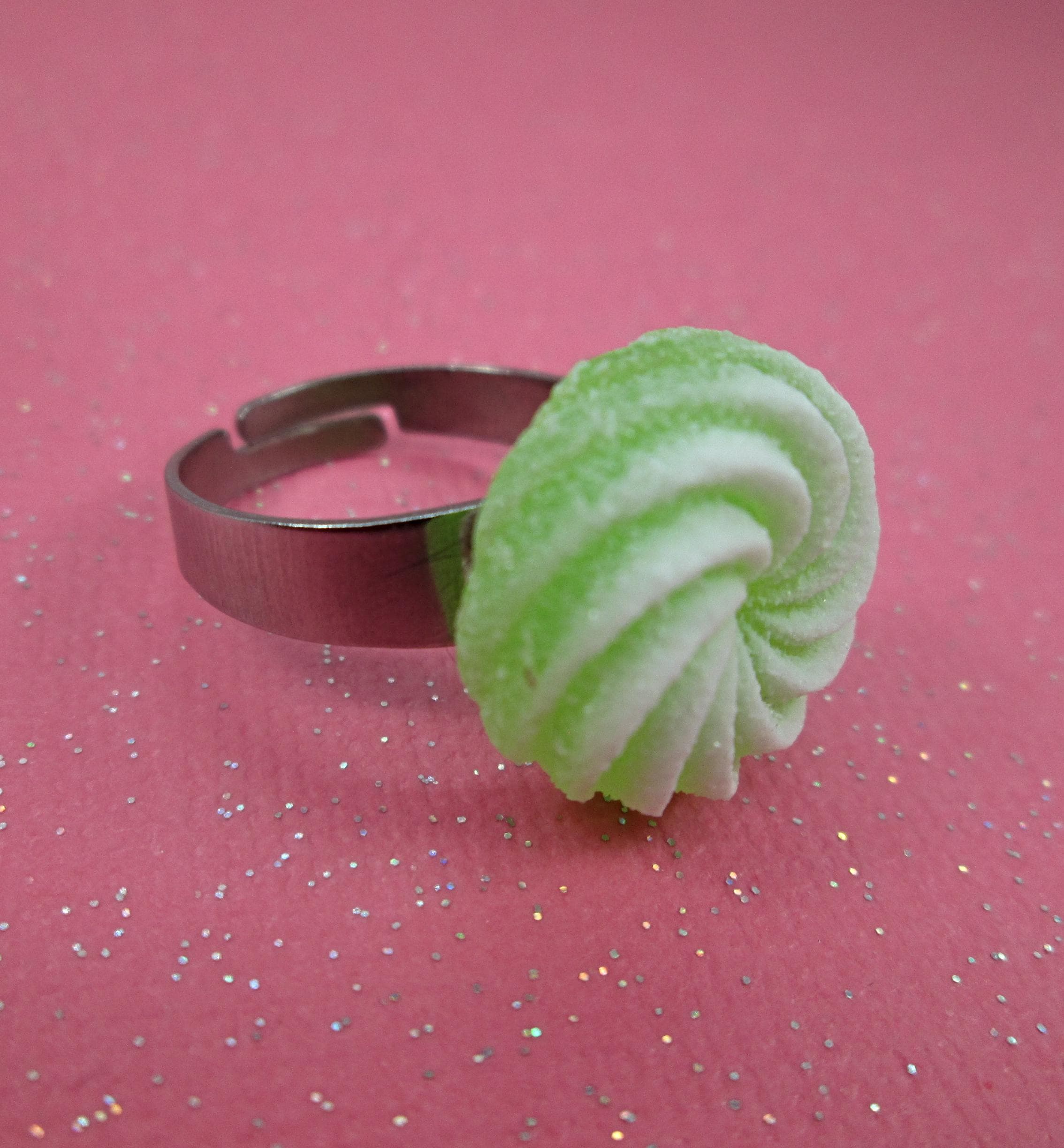 Mini Sugar Gummy Candy Ring Steel Band Choose Color - Etsy