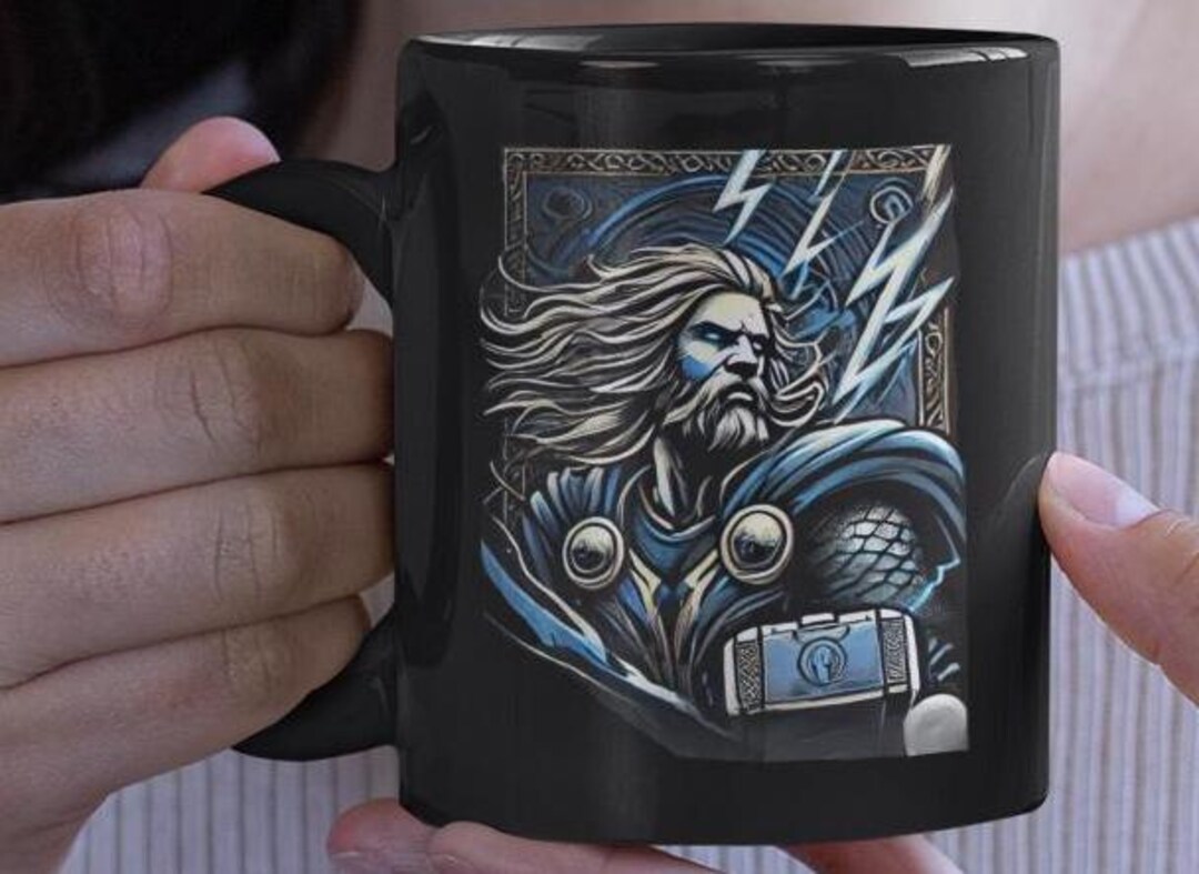 Thor Mug Thors Essence 15 Oz Ceramic Coffee Mug Viking Gift - Etsy
