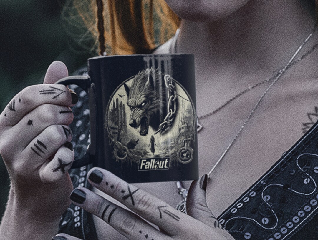 Apocalyptic Norse Fenris Alpha Wolf Mug: Fierce Wilderness Meets Urban ...