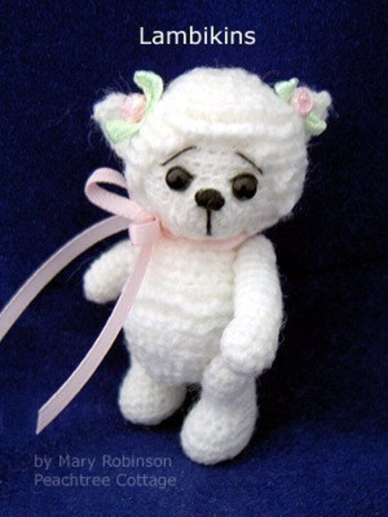 Thread Crochet Pattern Miniature Lamb Crochet Lamb - Etsy