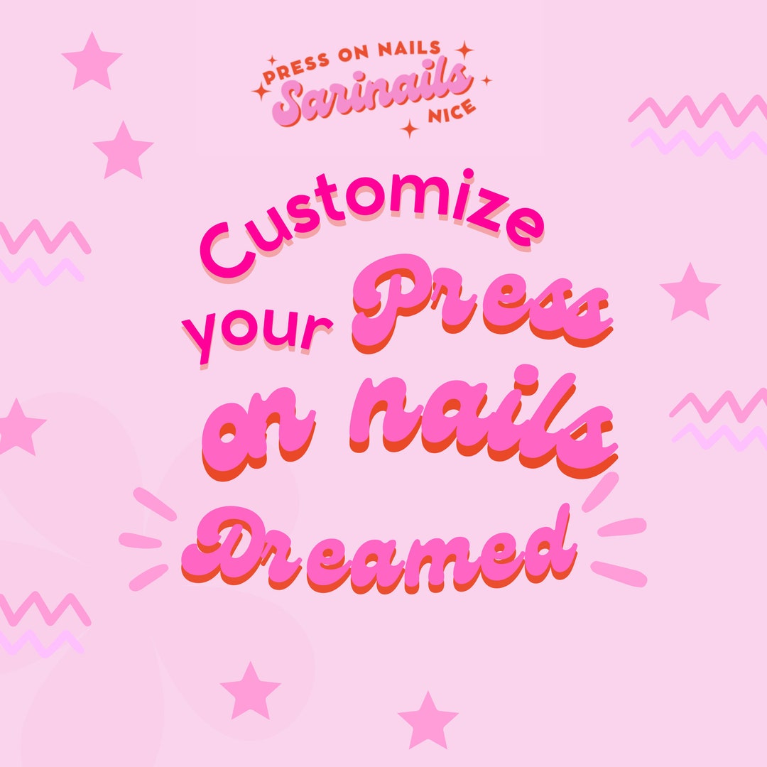 Customize Your Press on Nails/false Nails, to Your Size/the Color You ...